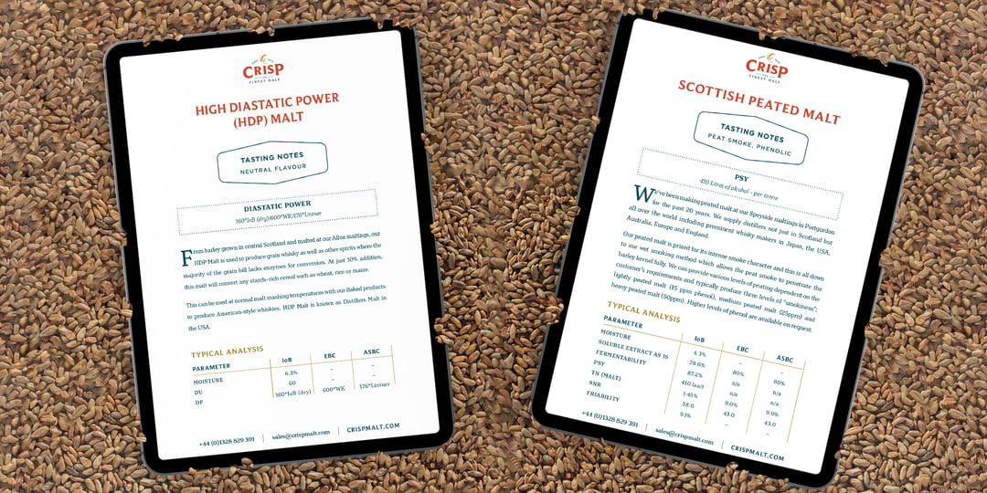 Malt Data Sheets - Distilling Malt